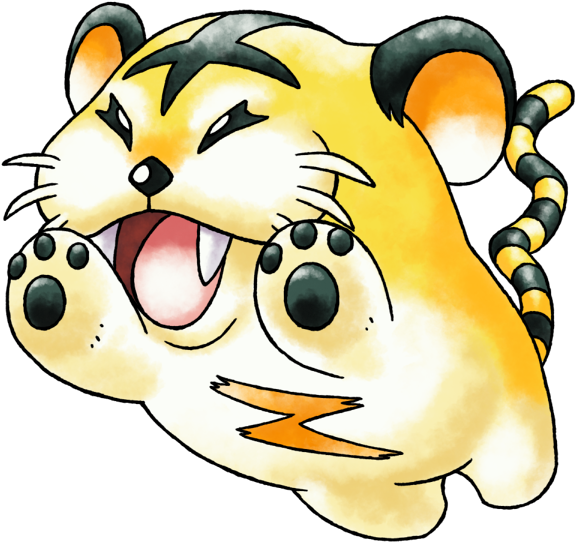 Download Pikachu Clipart Fierce - Gen 2 Beta Tiger - ClipartKey