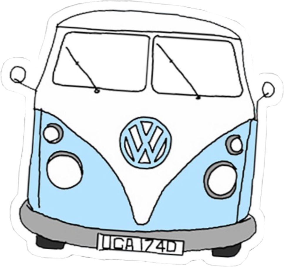 Download #vsco #aesthetic #blue #white #van #freetoedit - Caravan ...