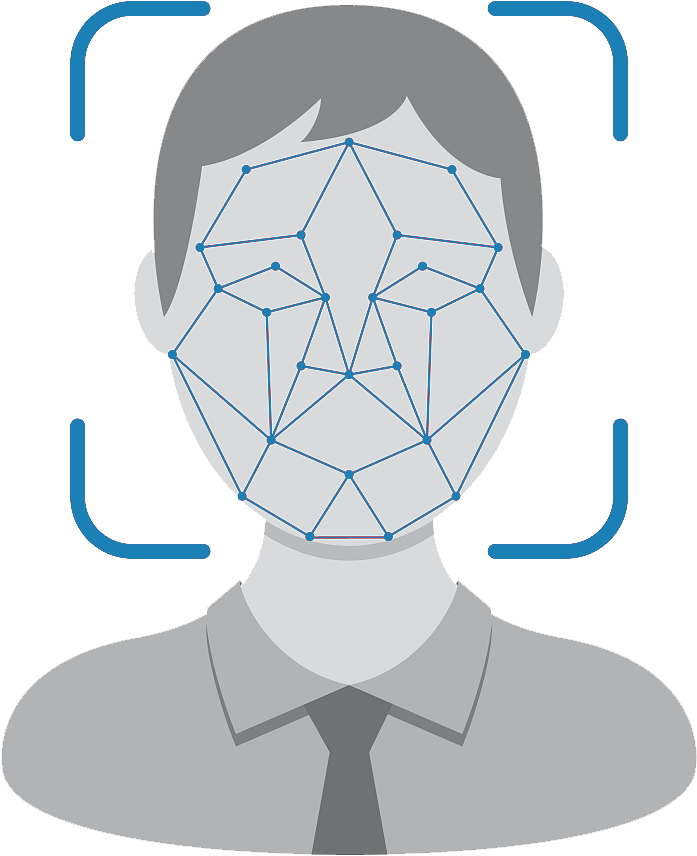 Download Facial Recognition Transparent Png - ClipartKey