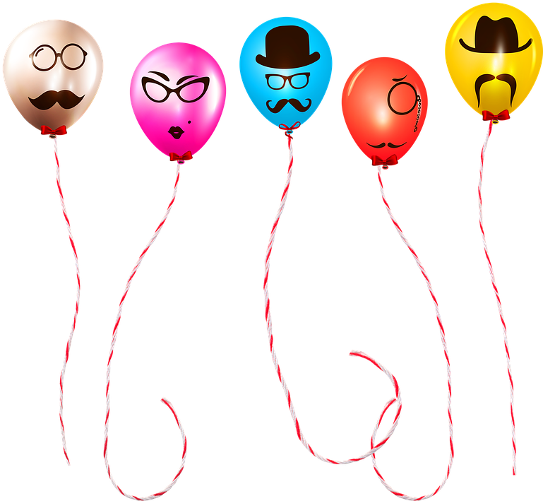 Download Balloons With Faces, Funny Balloons, Birthday, Balloons ...