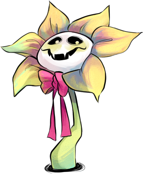 Download Undertale Flower Mammal Flowering Plant Cartoon Vertebrate ...