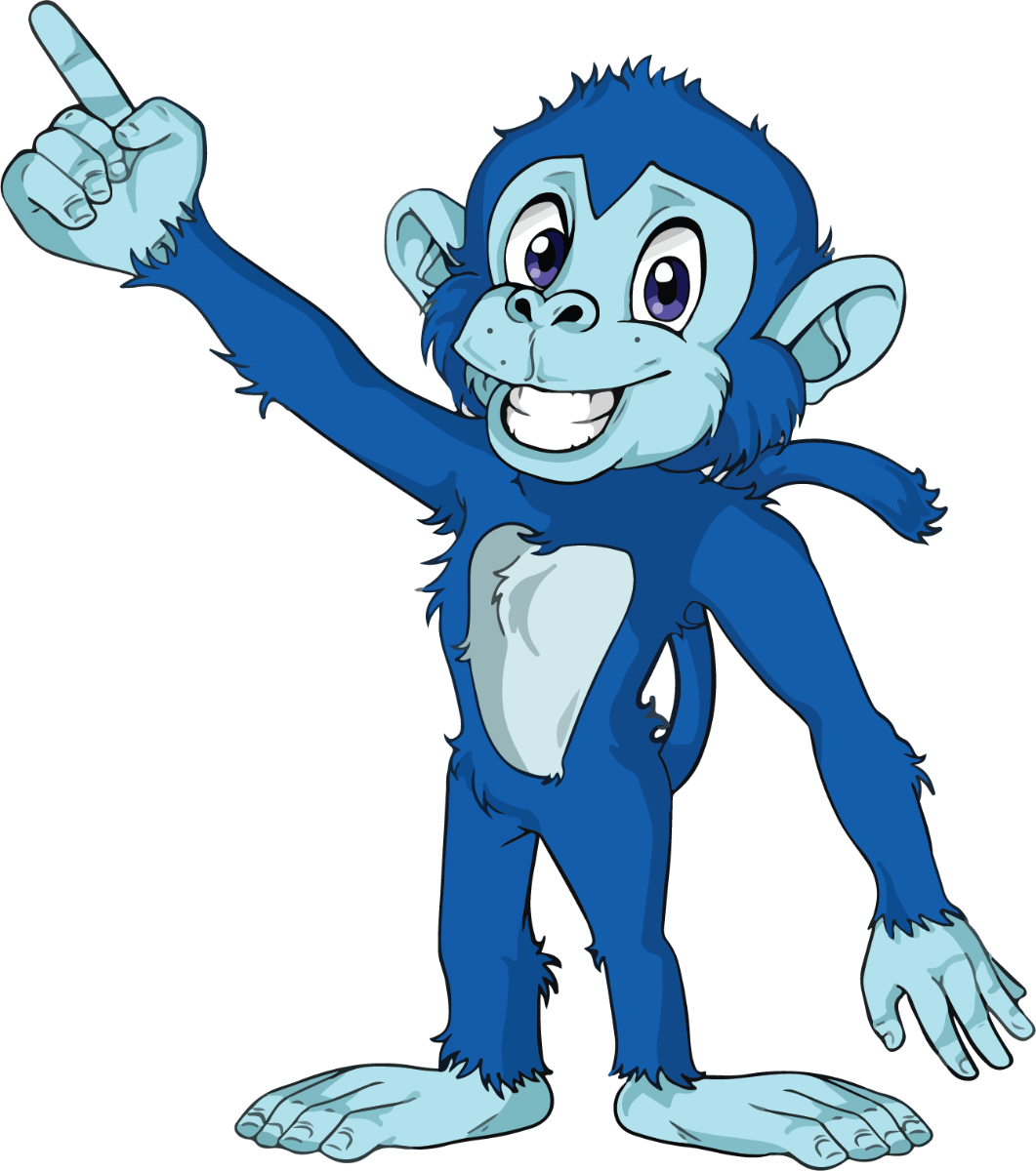 Download The Led Monkey - Cartoon - ClipartKey