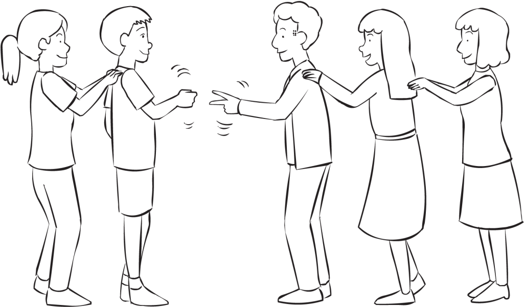 Download Social Drawing Group Person - Line Art - ClipartKey