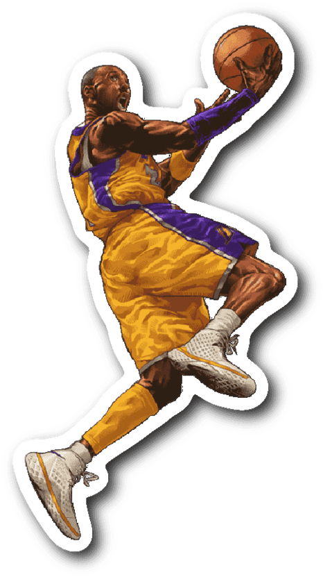 Download Transparent Basketball Player Dunking Png Cartoon Characters