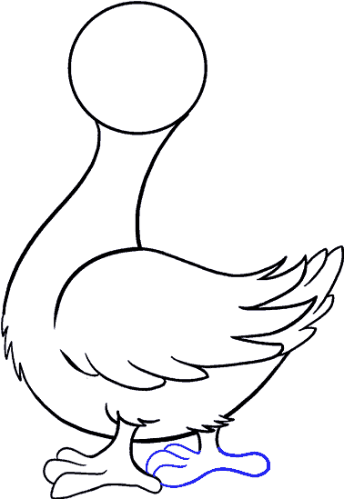 Download How To Draw Duck - Duck Drawing Transparent - ClipartKey