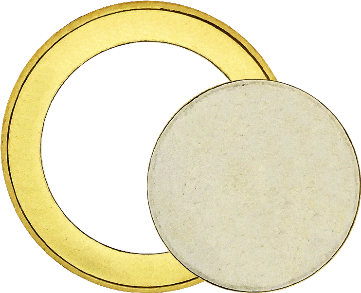 Download Transparent Blank Coin Png - Circle - ClipartKey