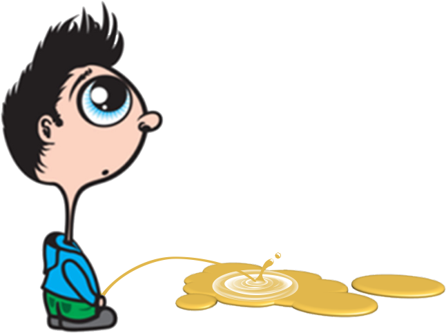 Download Puddle Clipart Wee - Wee In Toilet - ClipartKey