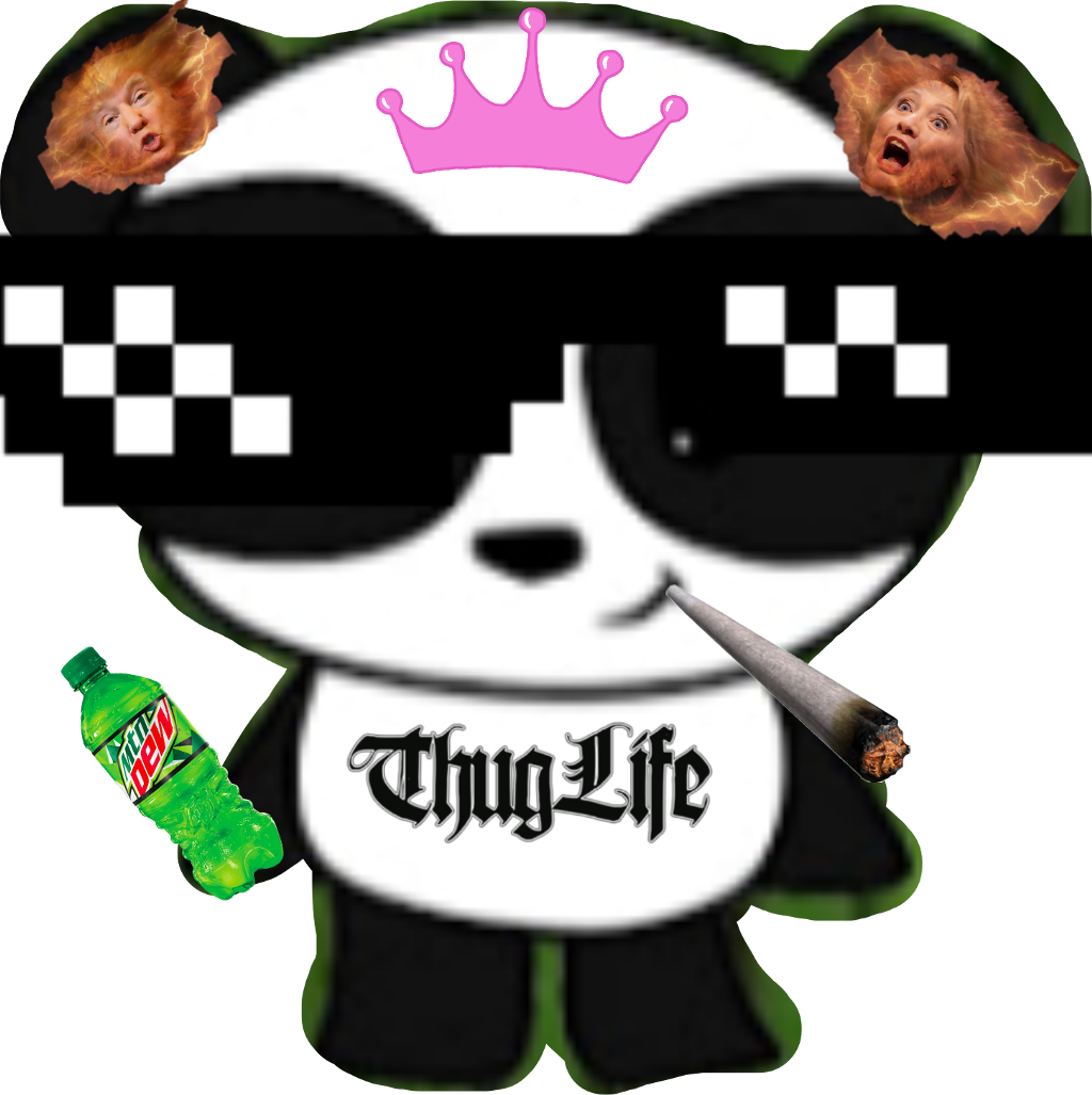 Download Thug Panda Life - Yo Mama Scp - ClipartKey