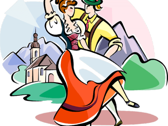 Download Clipart German Traditional Dance Png - ClipartKey
