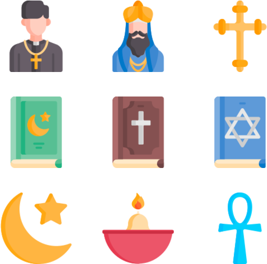 Download Religion Icons Free Vector - Imagenes De Religion Png - ClipartKey