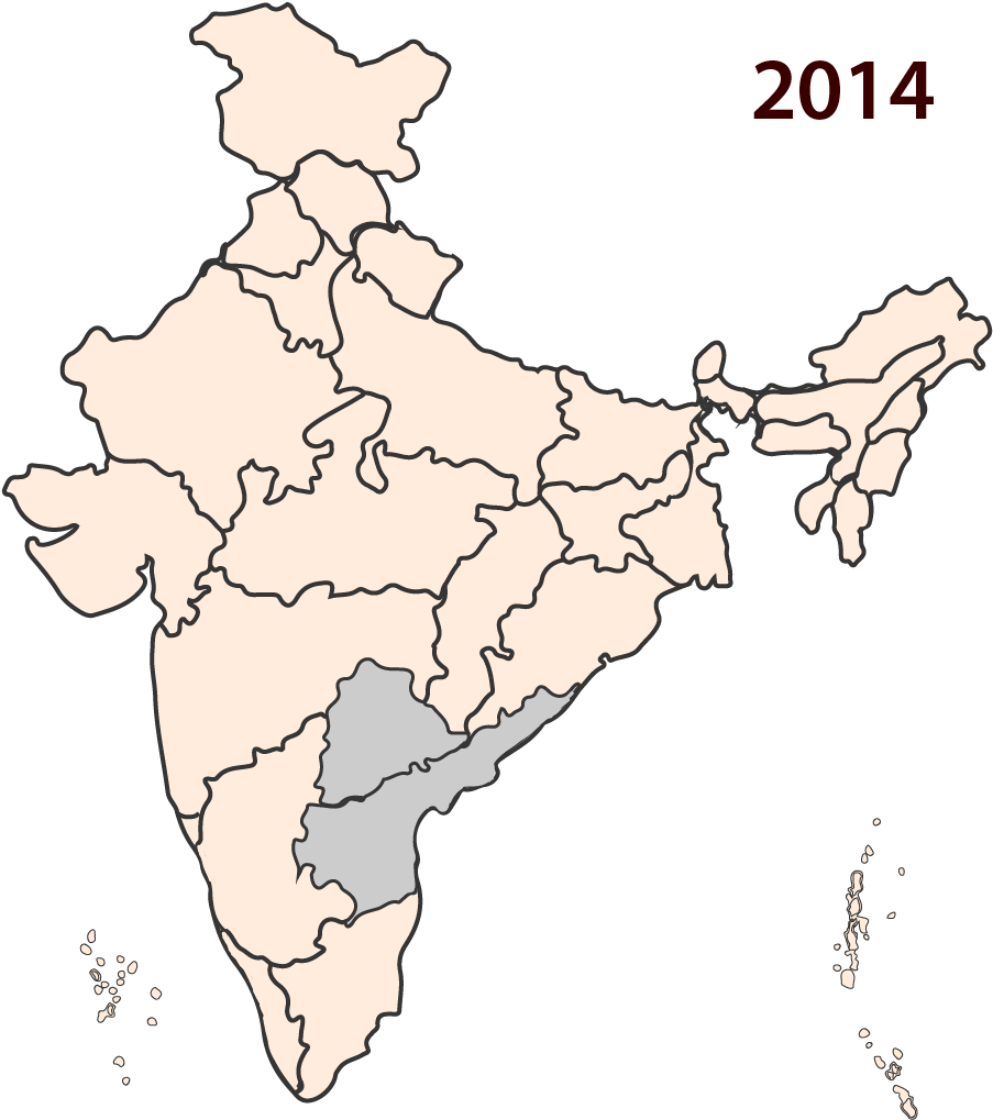 Download India Map With States Without Name - ClipartKey
