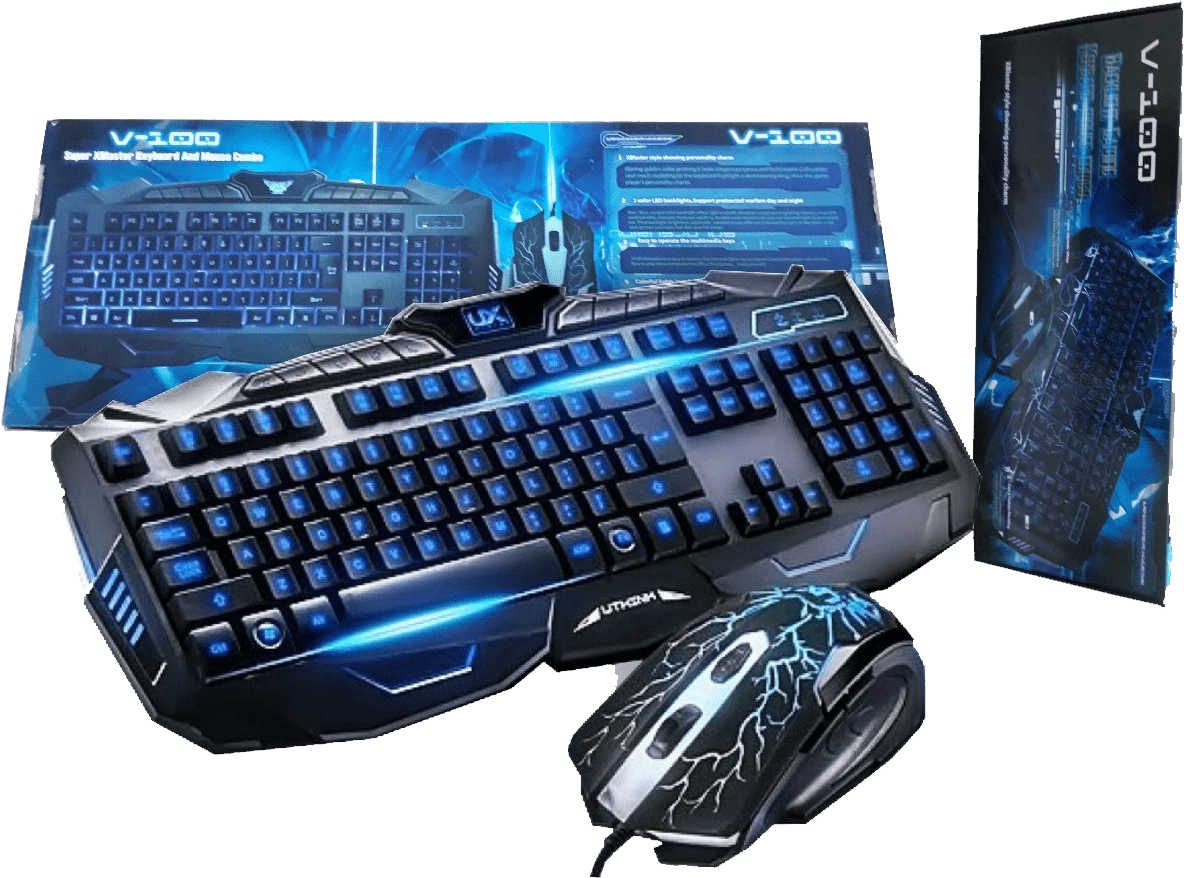 Download Download Keyboards Kit Mouse - V 100 Super Xblaster Keyboard ...