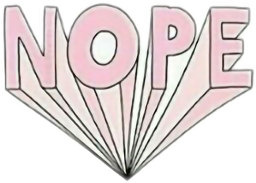 Download #nope #tumblr - Balloon - ClipartKey