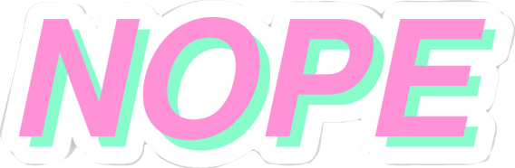 Download #nope #doodlethis #aesthetic - ClipartKey