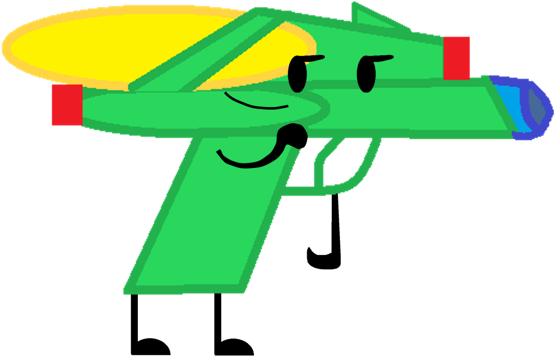 Download Wtw- Water Gun By Thendo26 - Bfdi Water Gun - ClipartKey