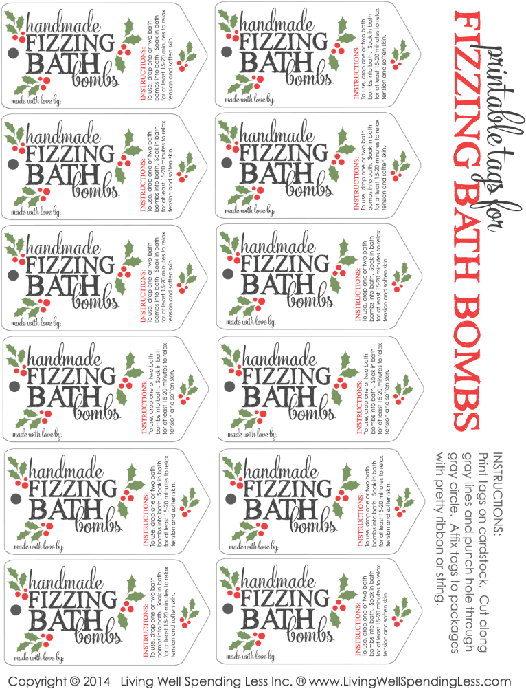 Download Transparent Bath Bomb Clipart - Bath Bomb Printable Tags ...