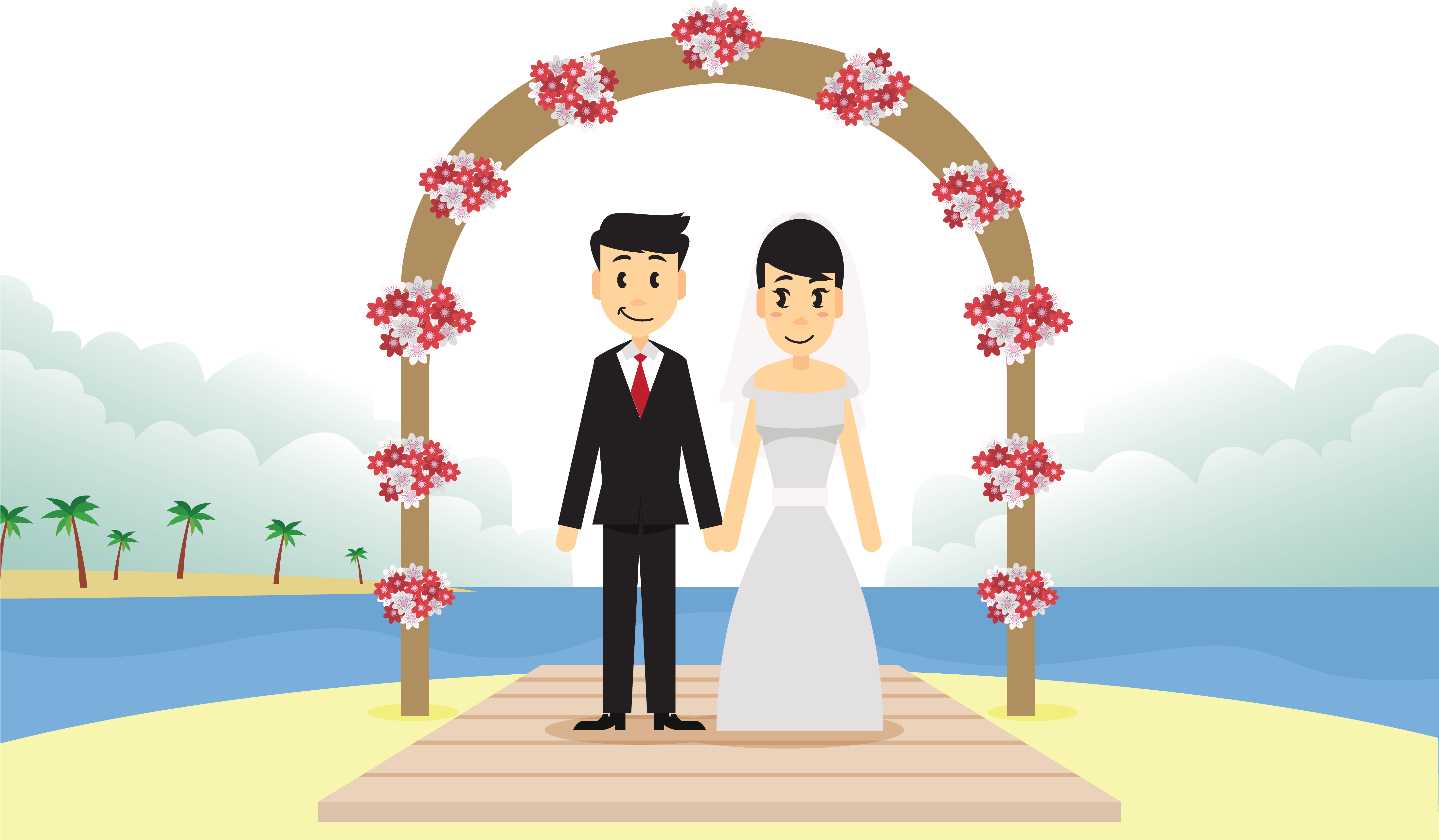 Download Bridegroom Invitation Scene Illustration Wedding Free ...