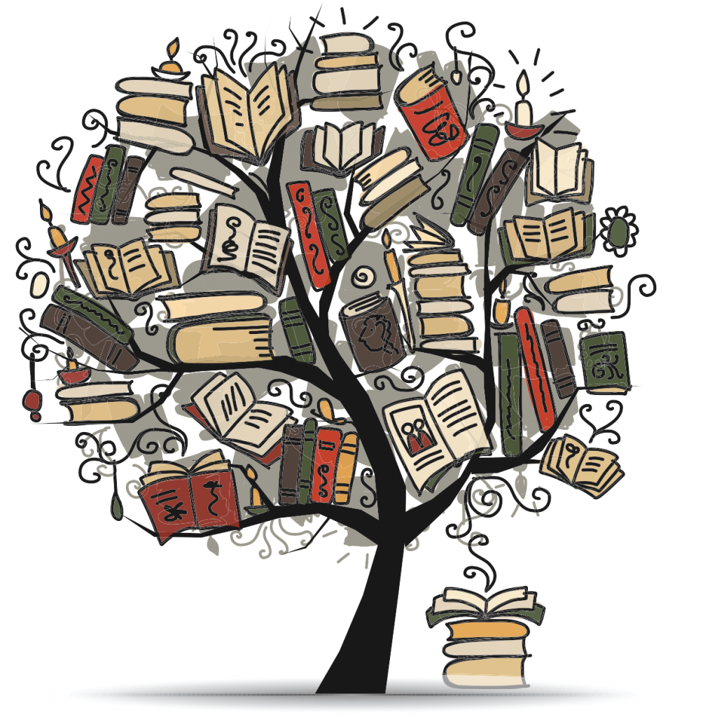 Download Book Tree Ver - Grammaire Clipart - ClipartKey