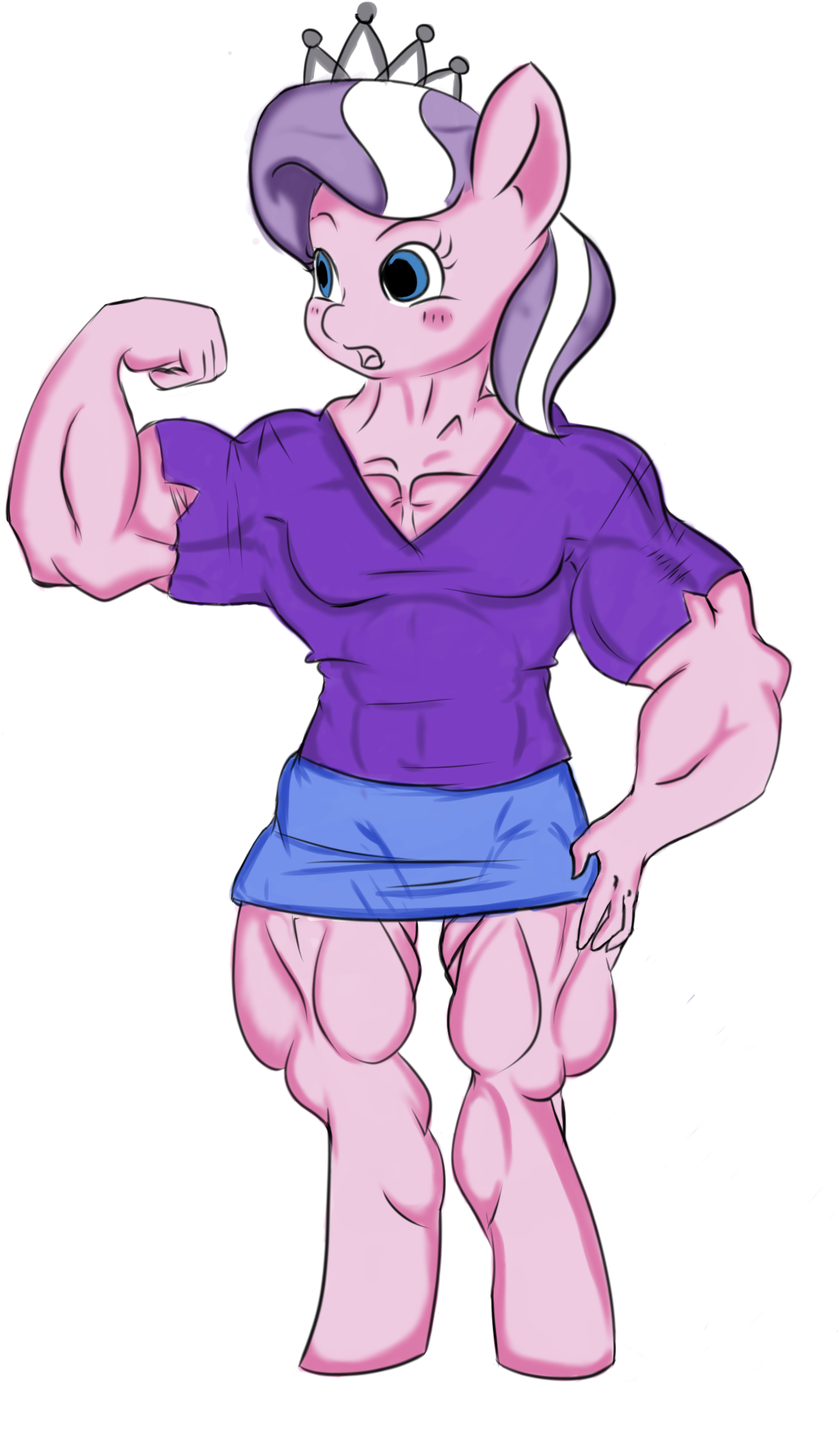 Download My Muscle Pony Collab - Cartoon - ClipartKey