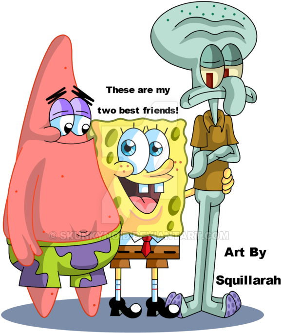 Download Best Friends Clipart Two Friend - Spongebob And His Friend ...