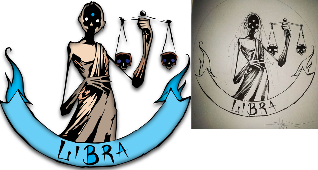 Download Zodiac Drawing Monster Transparent Png Clipart Free - Libra ...