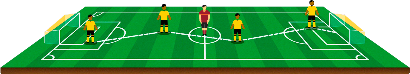 Download Pitch Drawing Stadium - Cartoon Football Field Png - ClipartKey