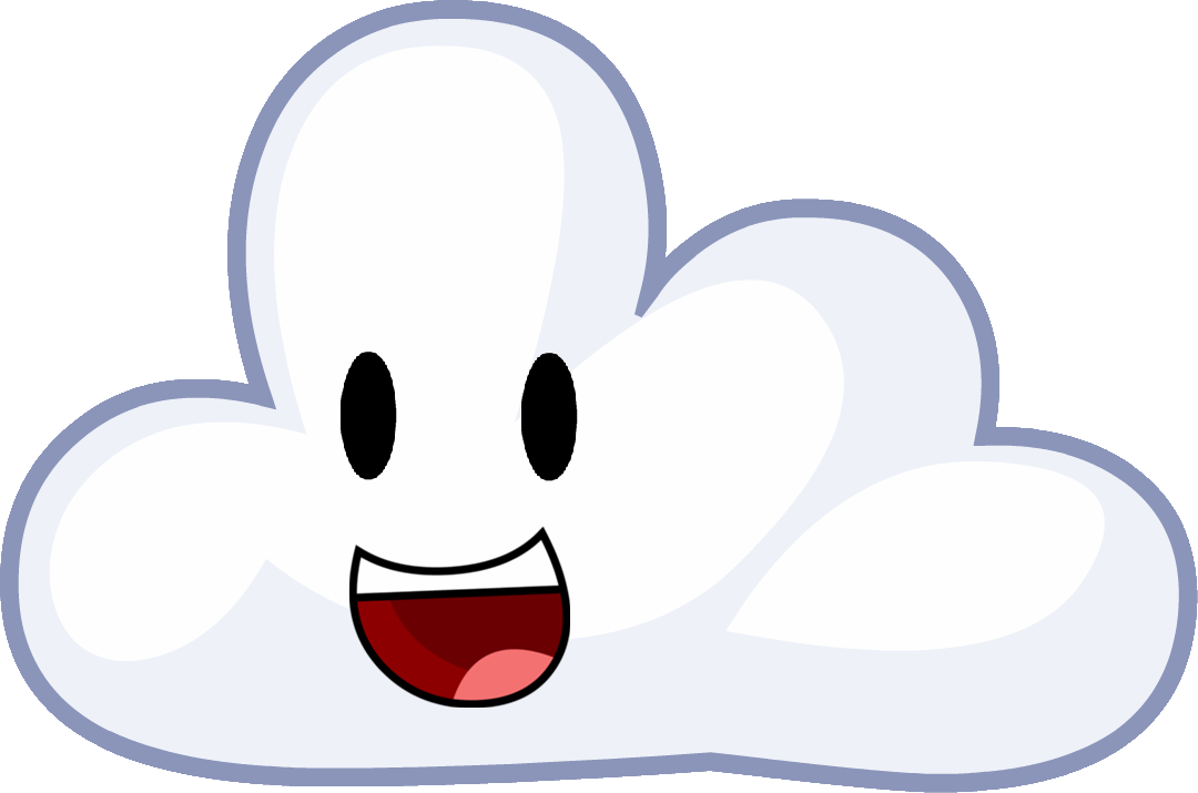 Download Bfdi Cloudy - Battle For Dream Island Cloudy - ClipartKey