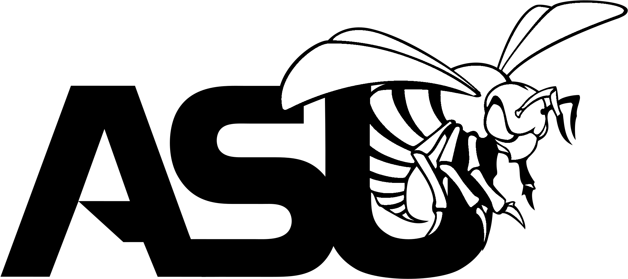 Download Alabama State Hornets Logo Black And White - Alabama State ...