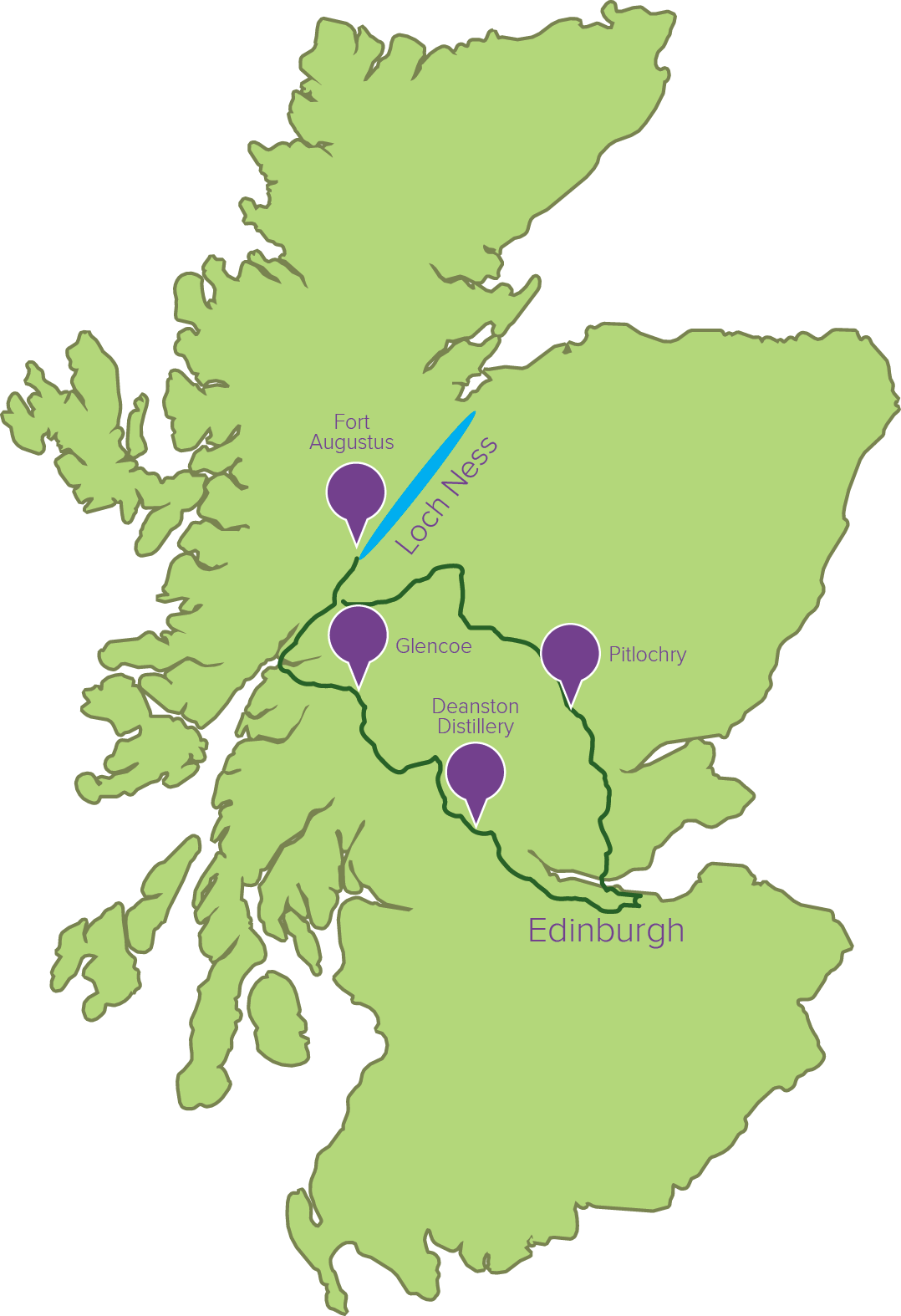Download Hairy Coo Loch Ness - Nhs Scotland Health Boards - ClipartKey