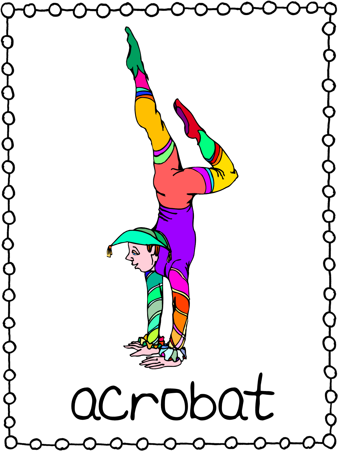 Download Flashcards Circus English - ClipartKey