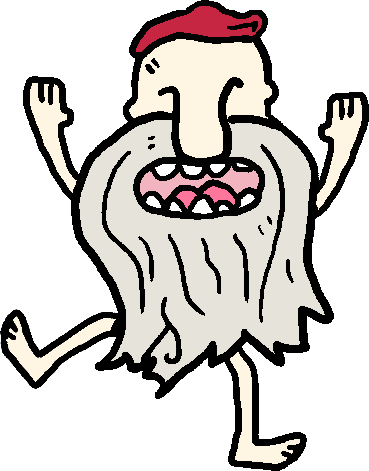 Download Crazy Old Naked Man Drawing Clipartkey 