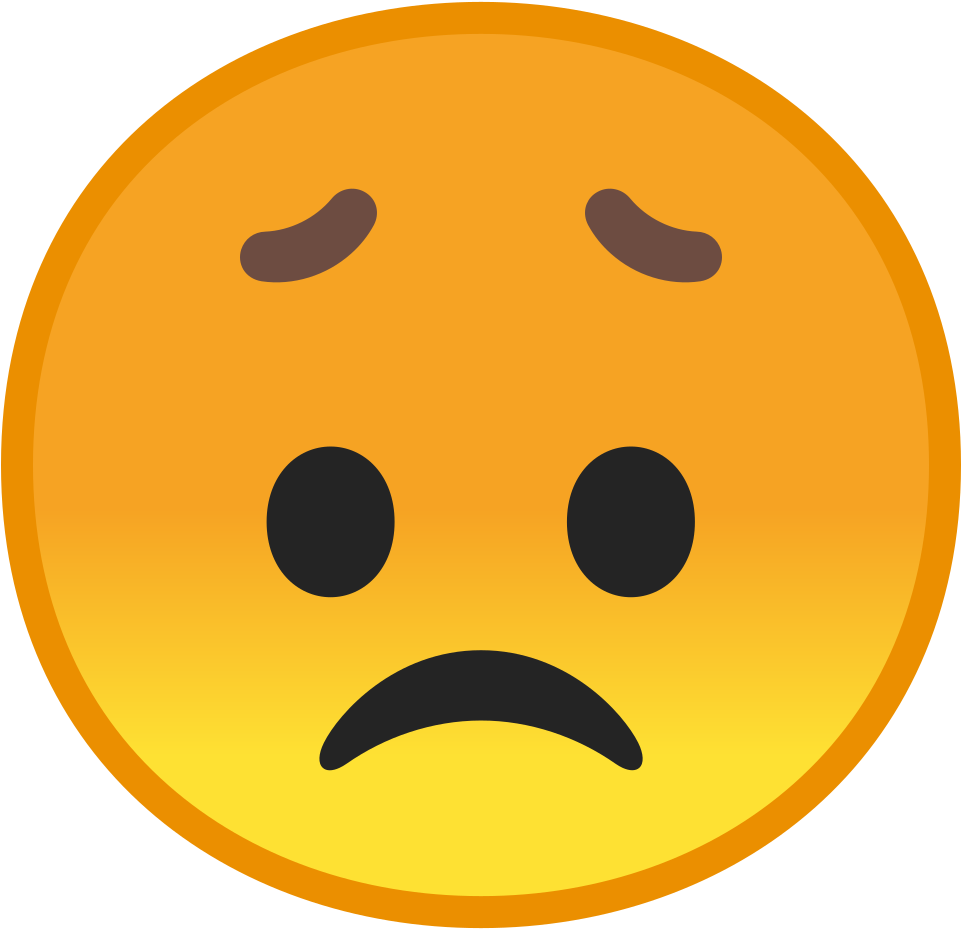 Download Disappointed Face Icon - Disappointed Emoji - ClipartKey