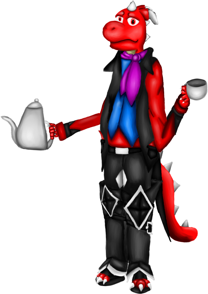 Download Henry As A Butler - Cartoon - ClipartKey