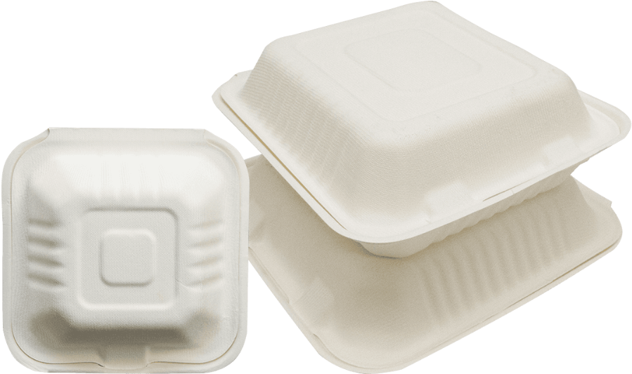 Download Pla Lined Food Containers - Biodegradable Food Box Png ...