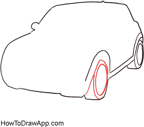 Download How To Draw Mini Cooper Easy - Line Art - ClipartKey