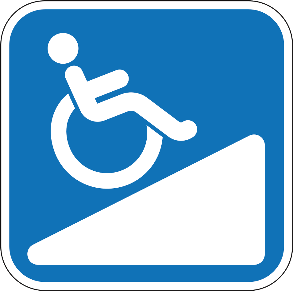 Download Wheelchair Ramp Transparent Clipart - ClipartKey