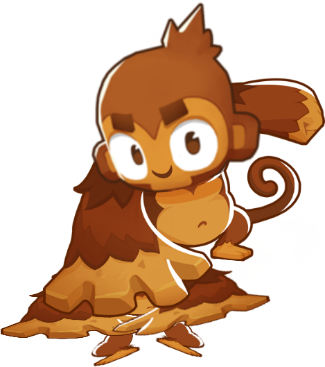 Download Bloons Td 6 Dart Monkey - ClipartKey