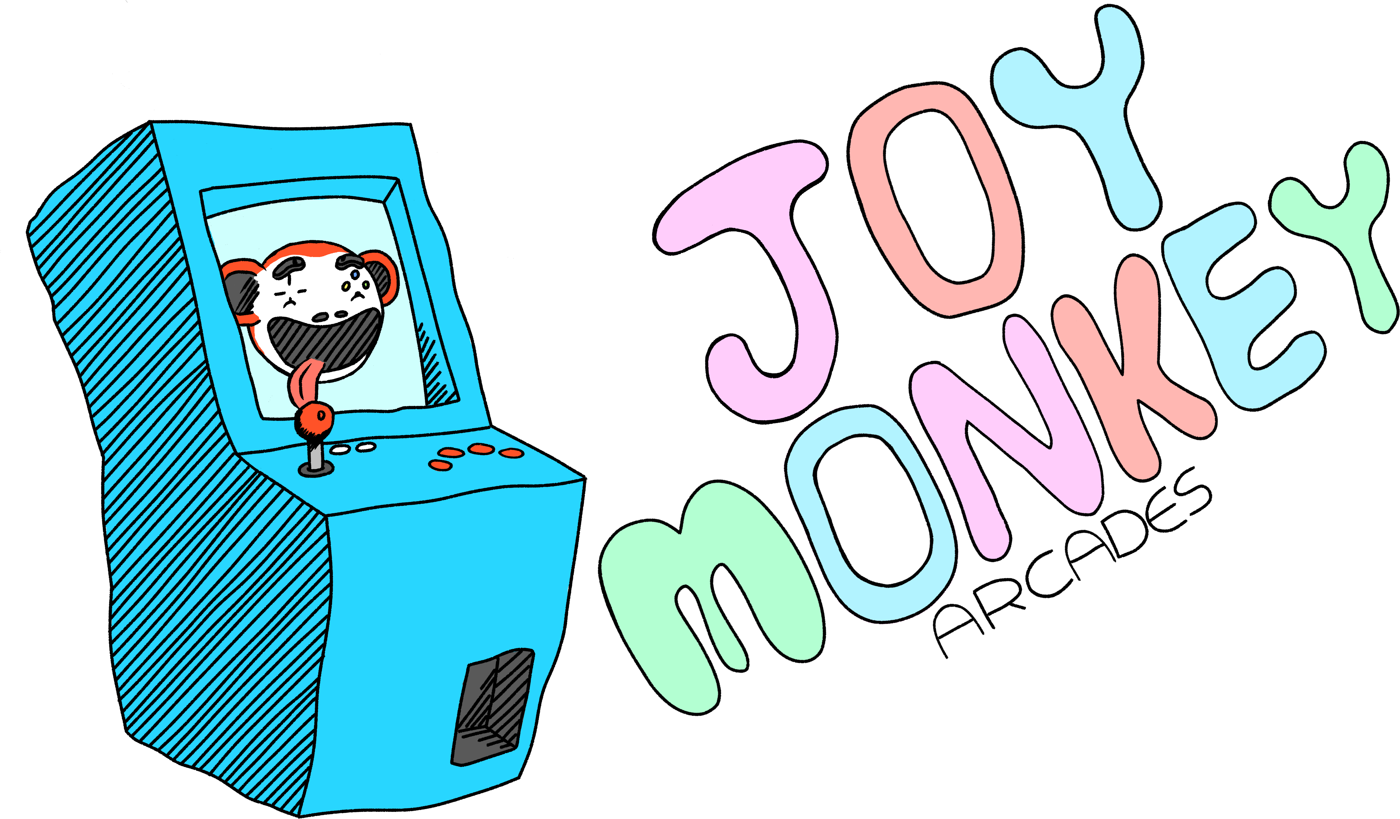 Download Joy Monkey Arcades - ClipartKey
