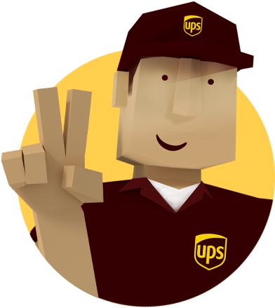 Download Ups Driver Cartoon - ClipartKey