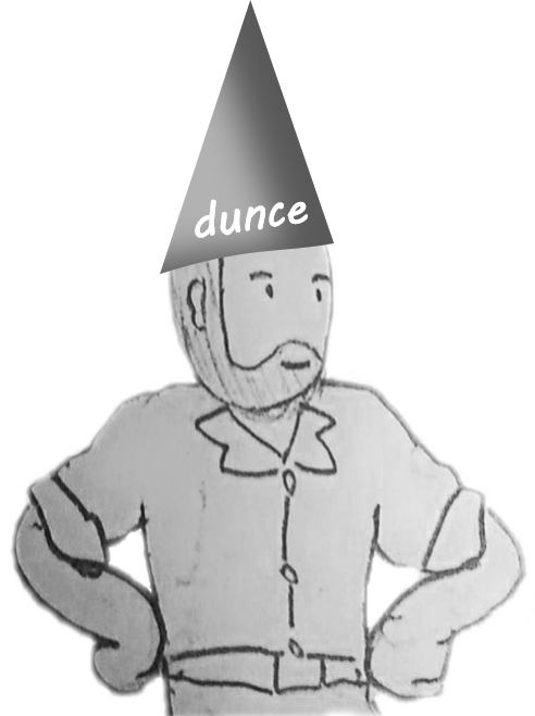 Download Dunce - Cartoon - Cartoon - ClipartKey