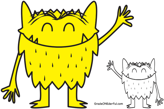 Download Color Monster Coloring Pages - ClipartKey