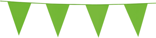 Download Bunting Pe 10m - Green Bunting Flag Transparent - ClipartKey