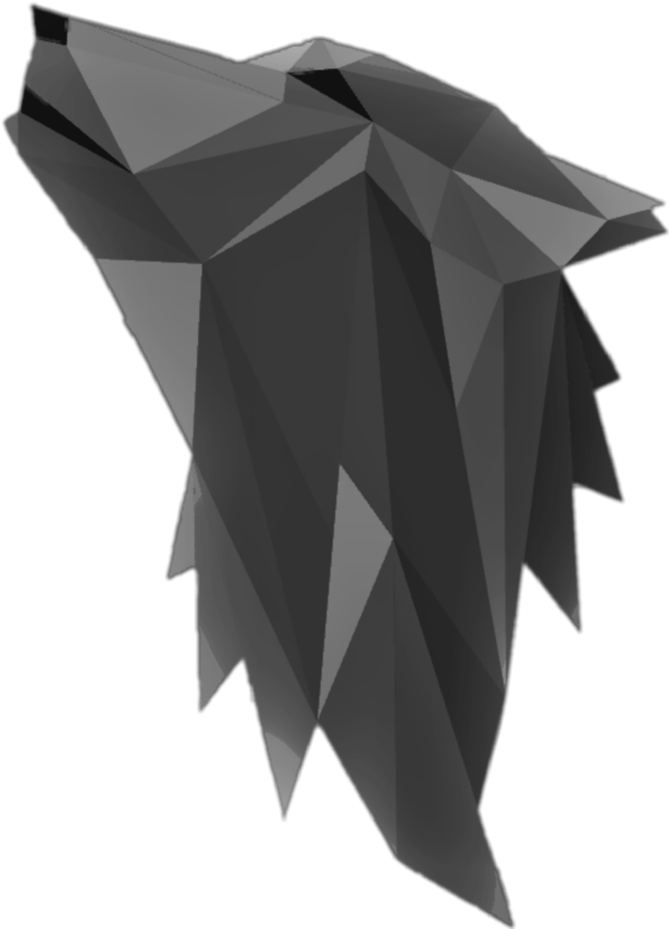 Download #polysphere #dark #grunge #colorless #wolf #darkwolf - Low ...