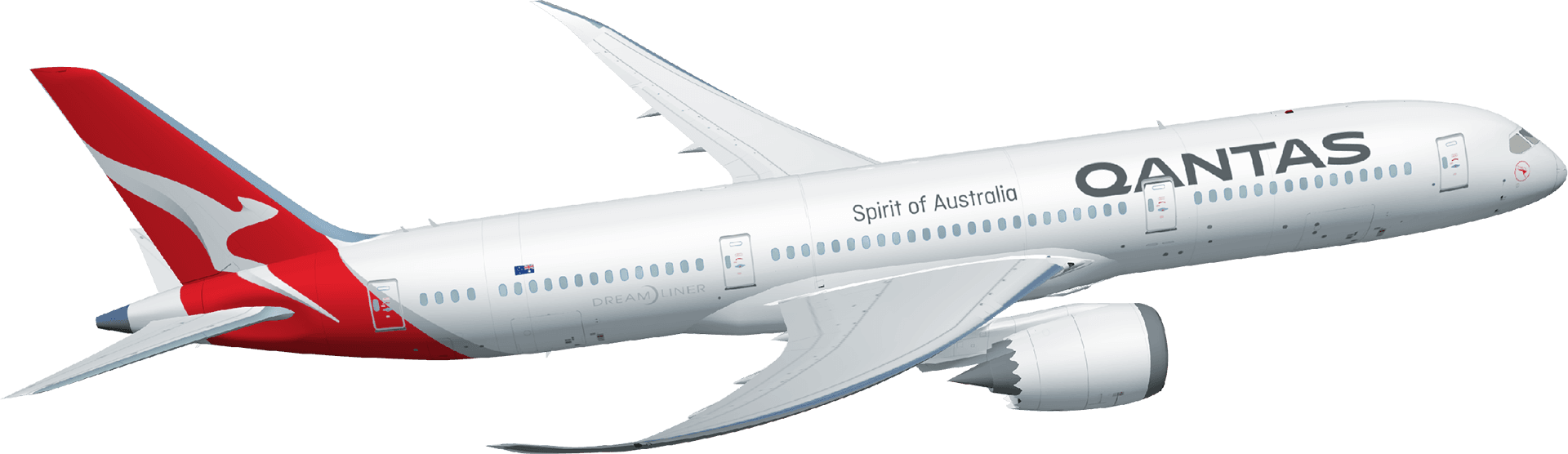 Download Airplane Clipart Qantas - Qantas Plane Transparent Background ...