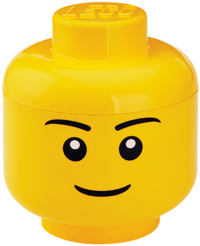 Download Lego Head Png - Lego Storage Head - ClipartKey