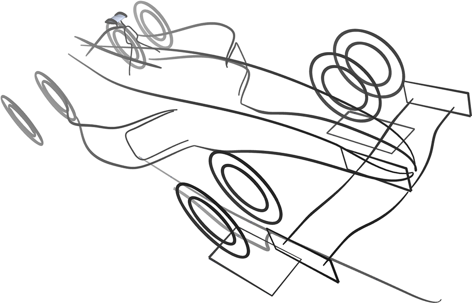 Download Sledding Drawing Luge - Line Art - ClipartKey