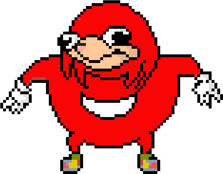Download Ugandan Knuckles Pixel - Blue Ugandan Knuckles Png - ClipartKey