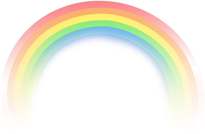 Download Rainbow Cartoon Transparent Background - Transparent ...