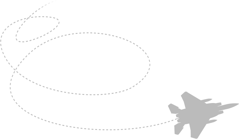Download Transparent Airplane Trail Clipart - Circle - ClipartKey