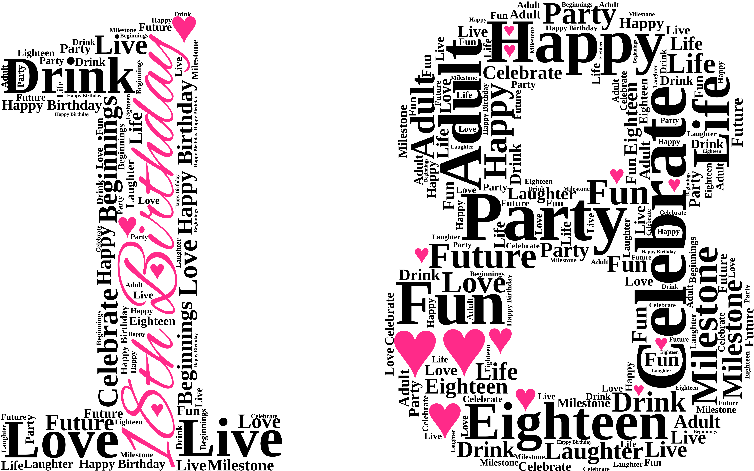 Download Transparent 18 Birthday Png - Png Download Happy 18th Birthday ...